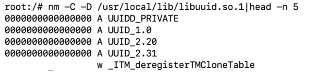 【解决】libuuid.so.1 no version information available问题-CSDN博客