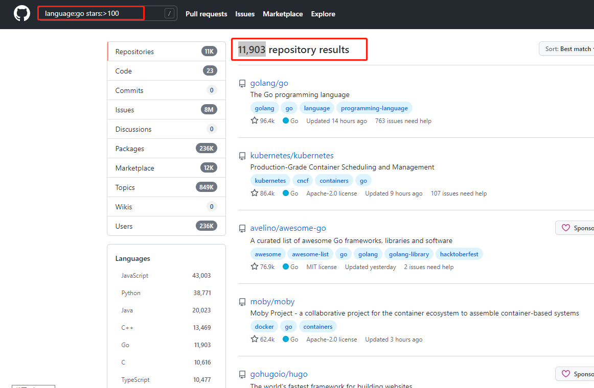 github Topic 功能 | github 常用条件查询_github topics-CSDN博客