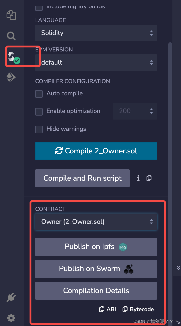 remix 在线编译部署合约示例_remix在线-CSDN博客