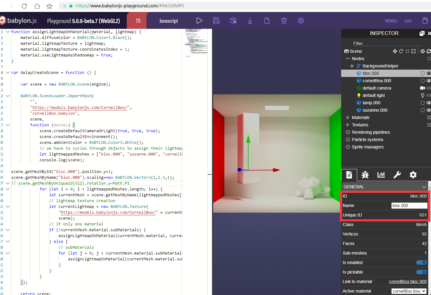 Babylonjs 基础教程与填坑④sandbox+inspector面板中的Mesh类_babylonjs mesh旋转-CSDN博客