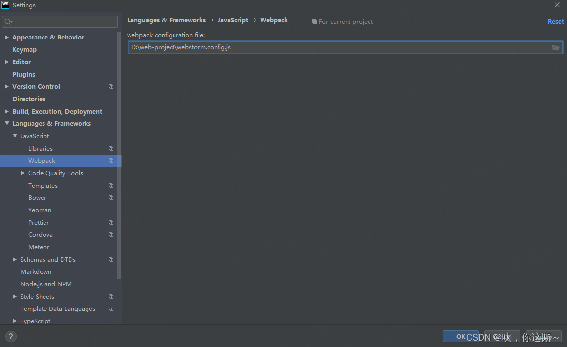 Webstorm 无法识别 Webstorm 点击路径不能跳转 Csdn博客 