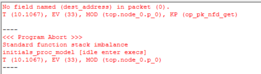 OPNET安装、编译、仿真问题总结（安装包和文档资料自取）_standard function stack imbalance-CSDN博客