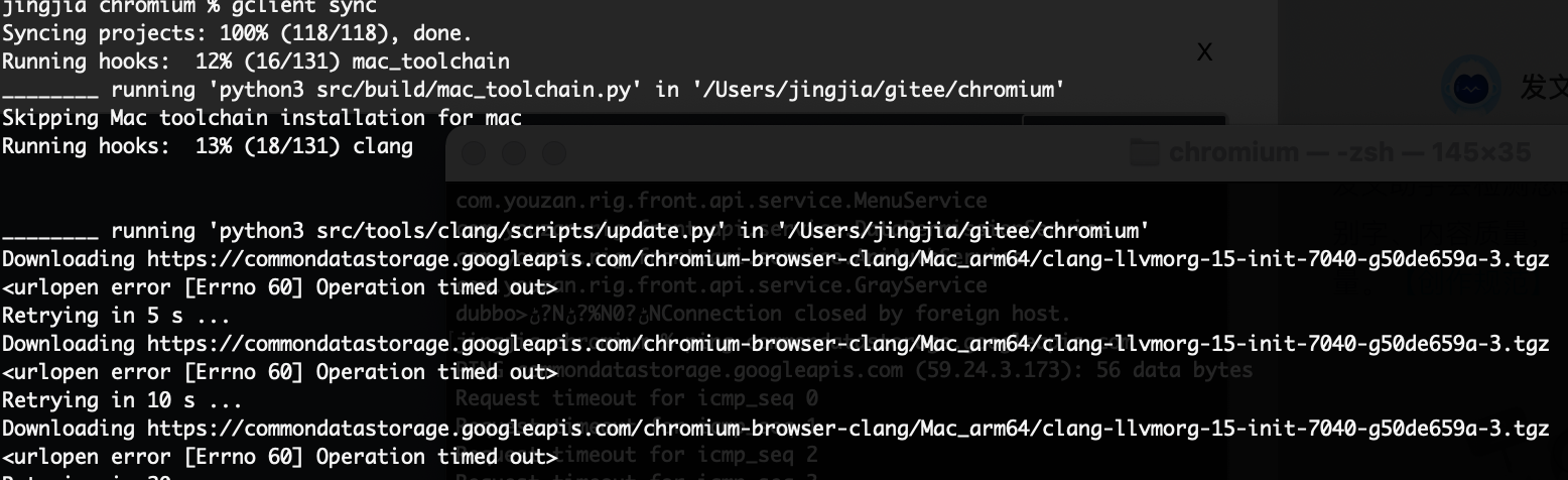 Mac M1 compiles Chrome - Programmer Sought