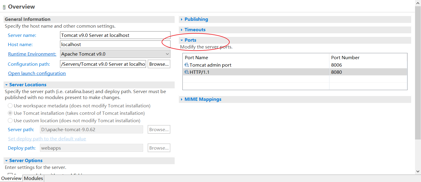 解决eclipse启动Tomcat报错，显示8005和8080端口被占用的问题_several ports (8005, 8080) required by tomcat v9.0-CSDN博客