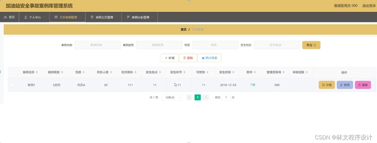 Javaphpnodejspython加油站安全事故案例库管理系统【2024年毕设】 Csdn博客 