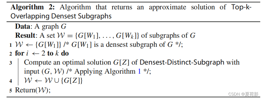 Top-k overlapping densest subgraphs: approximation algorithms and computational complexity_算法_夏荷 ...