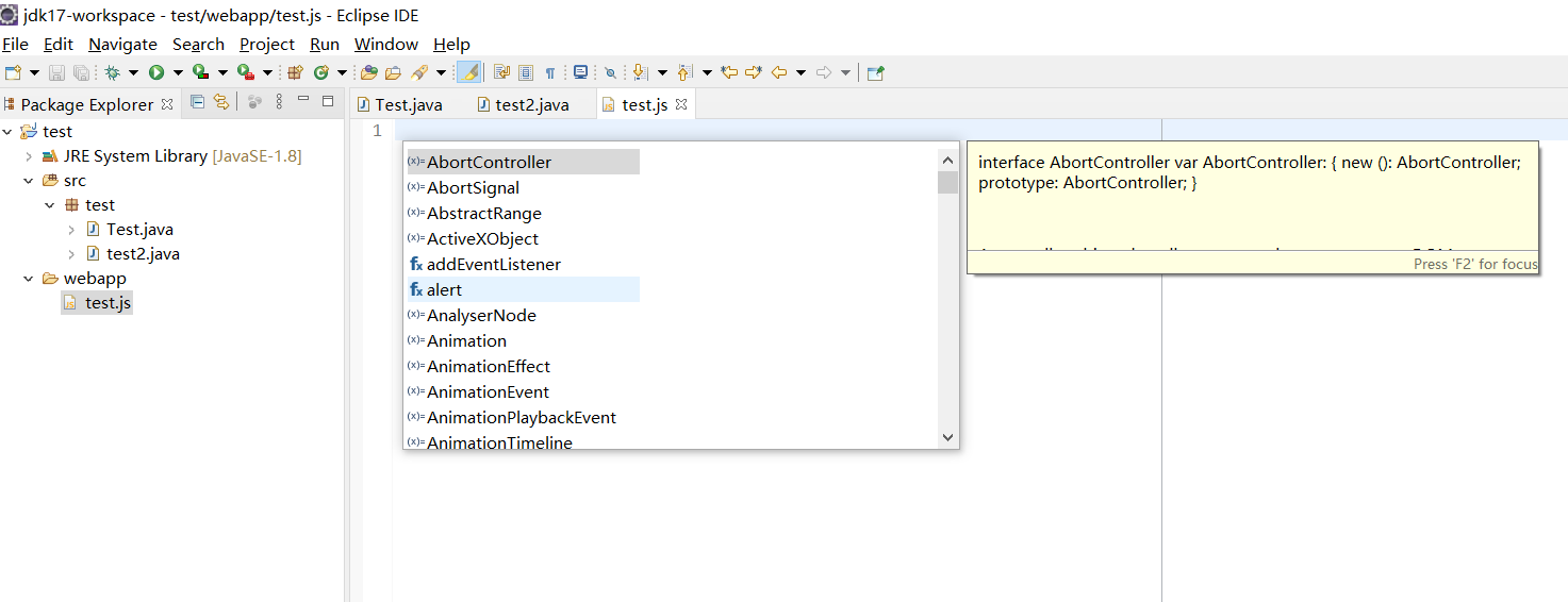 Eclipse Jseclipse Javascript编辑器 Csdn博客 