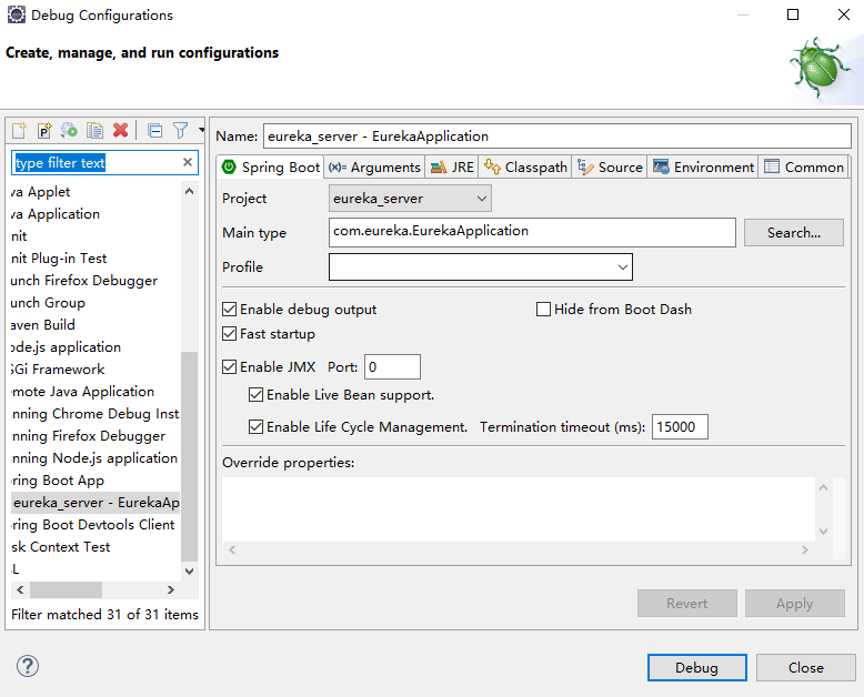 spring微服务迁移到eclipse上运行_cannot load configuration class: org.springframewo-CSDN博客