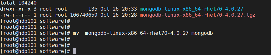 【MongoDB】Linux服务器tar包方式安装MongoDB_linux启动mongo-CSDN博客
