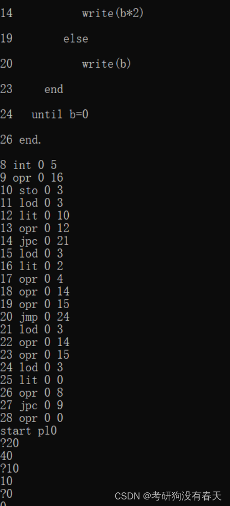 pl0语言的扩充之repeat-until语句_pl0扩充repeat-CSDN博客