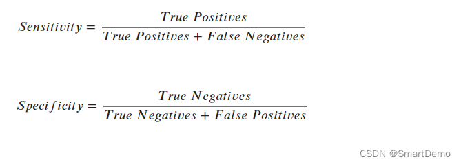 机器学习FP、TP、FN、TN、sensitivity、specificity及代码实现_specificity代码-CSDN博客