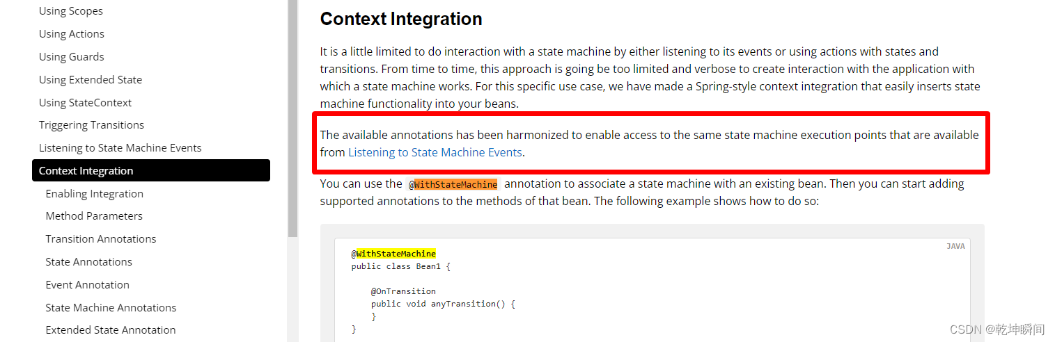 Spring Statemachine 使用 Withstatemachine 遇到的transition报错，状态无法回滚的问题 Csdn博客