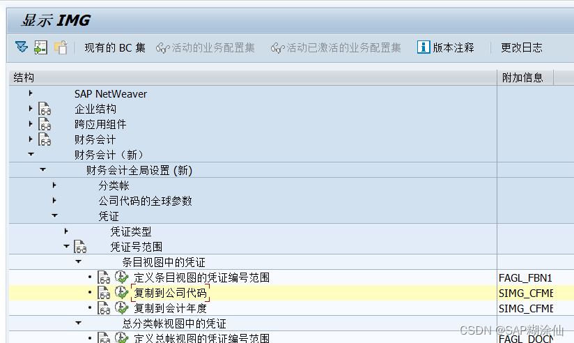 SAP凭证号码范围：复制到公司代码_sap复制公司代码-CSDN博客