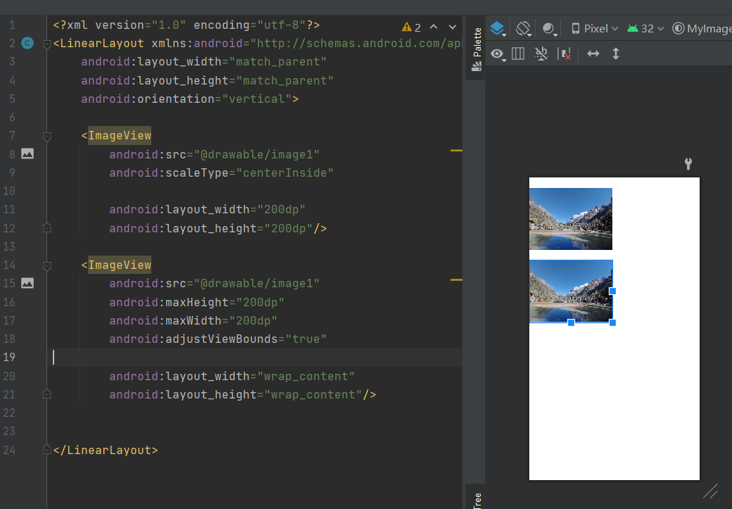 Android开发之ImageView控件_android 代码修改imageview图片-CSDN博客