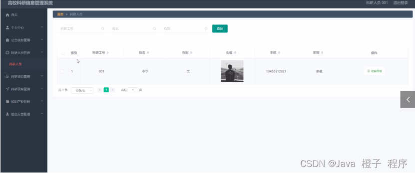 计算机毕业设计nodejsvue 高校科研信息管理系统(程序源码lw部署基于vue的高校科研信息管理系统 Csdn博客