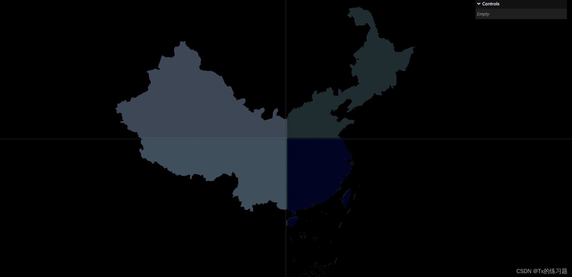 vue2+three.js做出一个精美的3D地图——2.创建地图_webgl_Tx的练习题-华为云开发者联盟