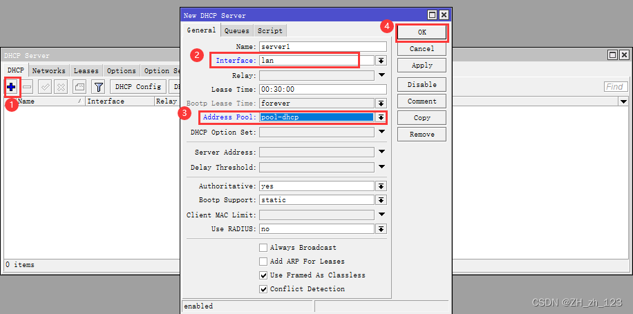 ROUTER-OS系统下搭建可上网的DHCP服务器_ros dhcp-CSDN博客