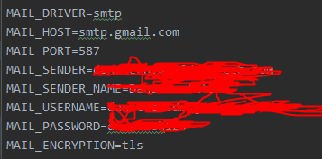 laravel gmail 发送邮件失败_535-5.7.8 username and password not accepted. for -CSDN博客