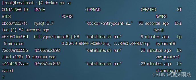 docker run之后 docker ps 不显示运行中的容器_docker启动容器后ps不存在-CSDN博客