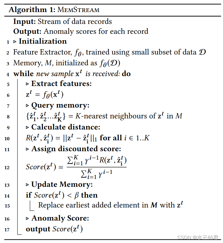MemStream: Memory-Based Streaming Anomaly Detection-CSDN博客