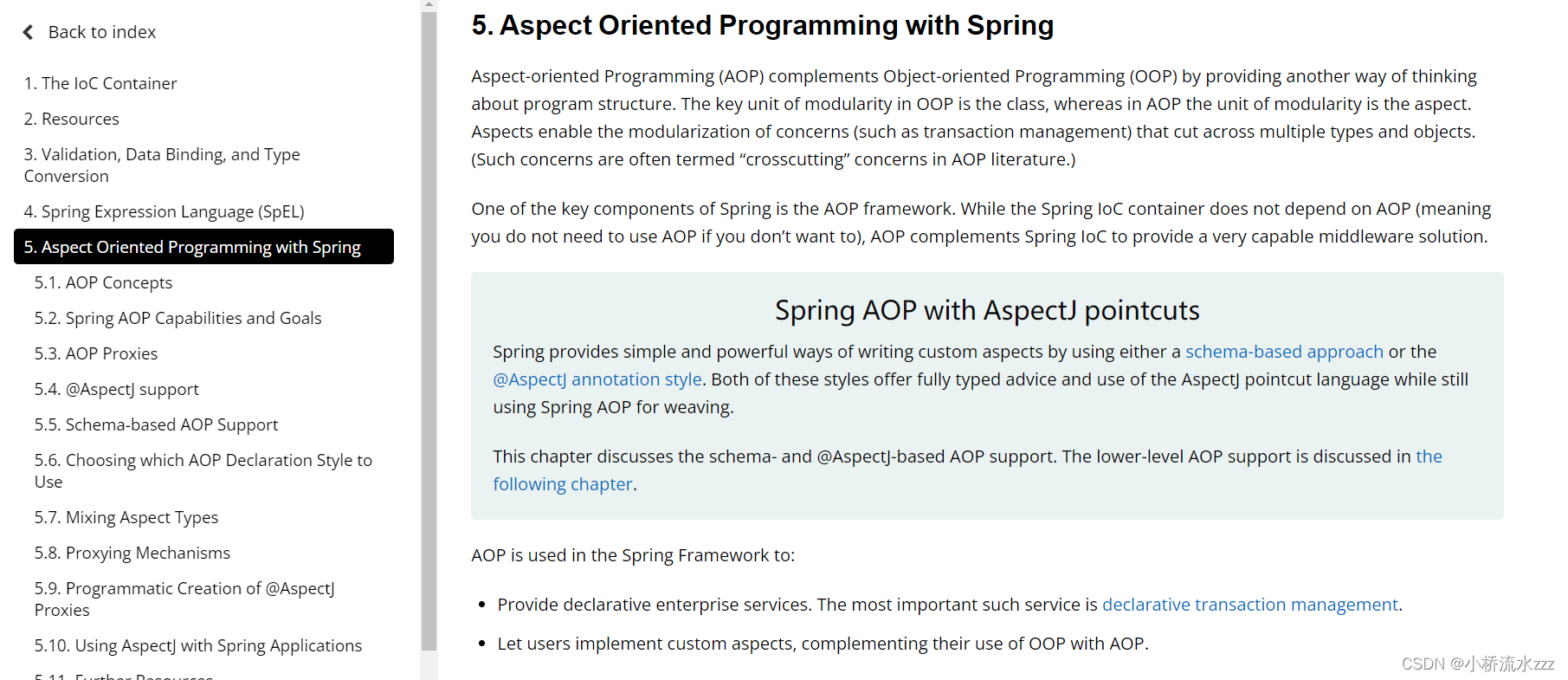 Spring Aop 的底层实现spring官网描述spring 底层如何实现aop Csdn博客