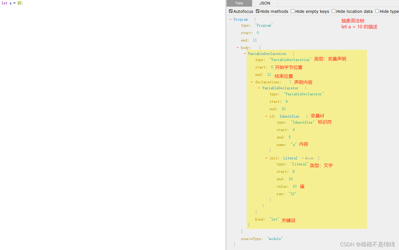 AST 抽象语法树_javascript ast语法树-CSDN博客