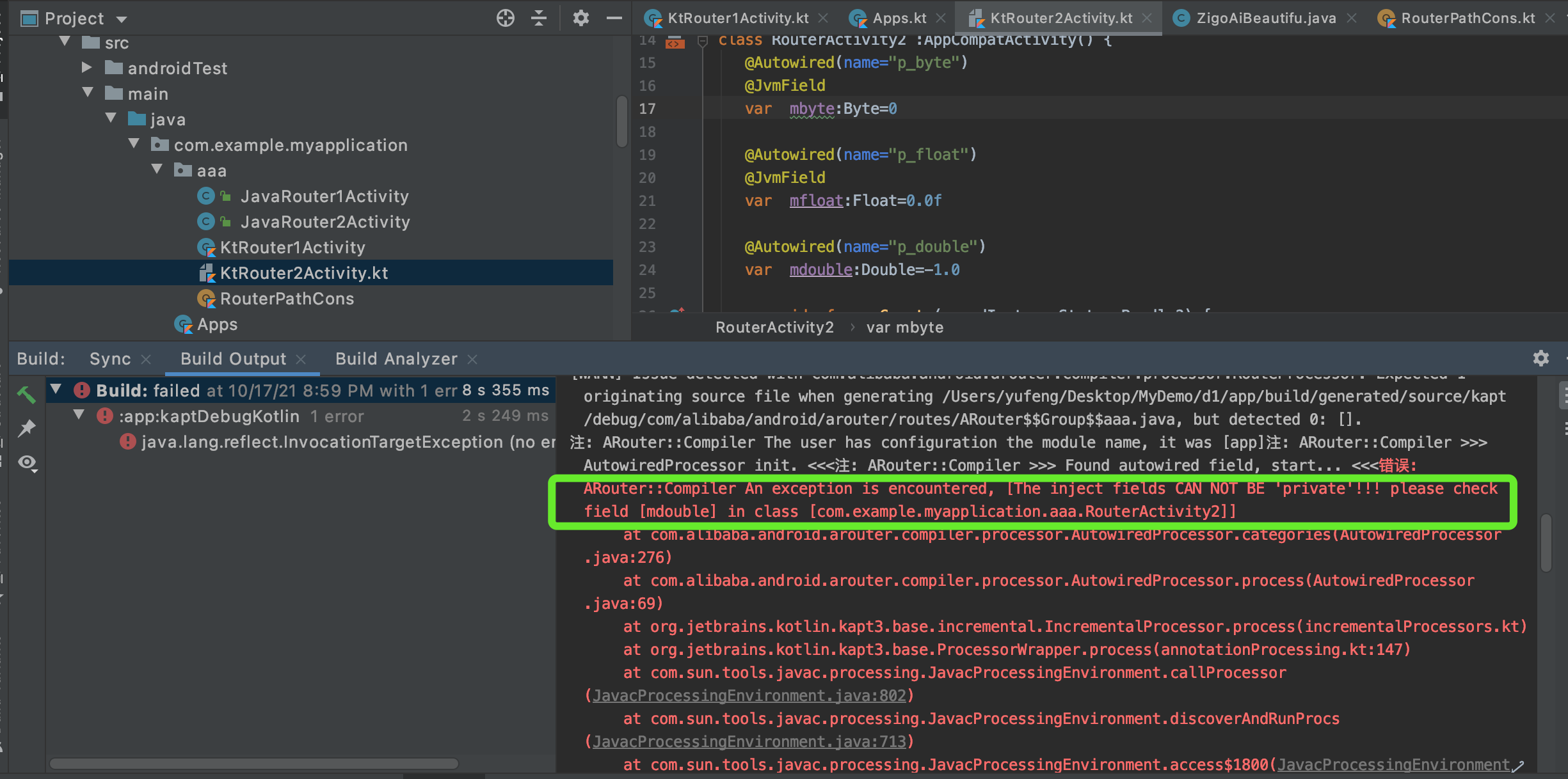 Java和Kotlin环境下ARouter的集成使用以及传递参数_arouter接收参数-CSDN博客