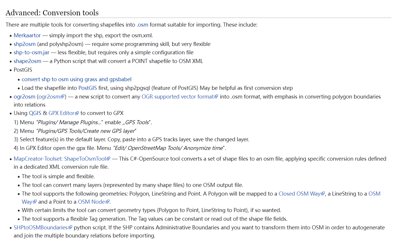 Shp2osm：shp转换为osm格式文件_shp文件修改成osm格式-CSDN博客