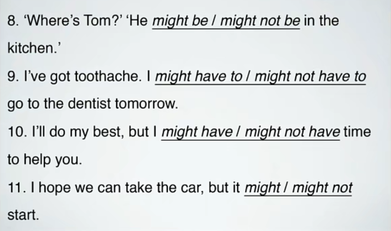 【情态动词练习题】may not 和 can‘t / might 的区别_might题目-CSDN博客