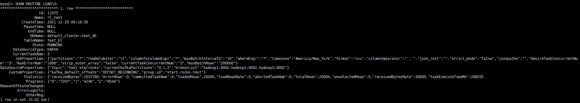 StarRocks（三）数据导入与查询_starrocks 查询两小时内数据 sql-CSDN博客