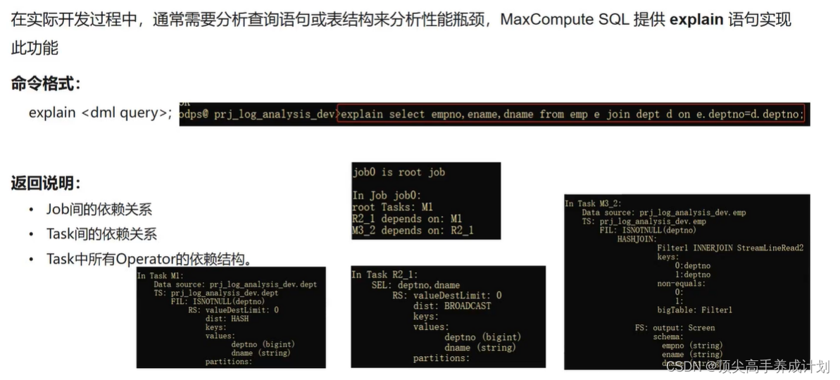 ACP(MaxCompute篇)-MaxCompute执行计划_maxcompute执行计划怎么看-CSDN博客