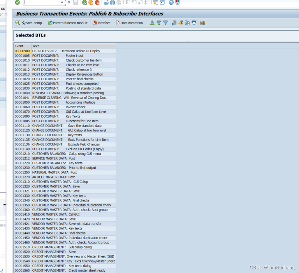 ABAP BTE增强的查找_abap bte 事件选择-CSDN博客