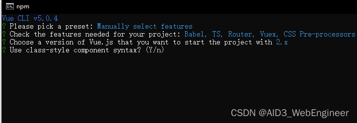 [Ant Design Vue]Ant Design Vue搭建项目_创建一个ant-design-vue 2.2.8-CSDN博客