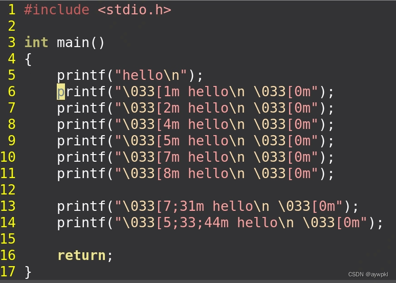 033[” 控制打印效果_print 033-CSDN博客