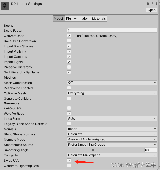 Unity material修改图片的UV通道_unity 设置模型的swapuv-CSDN博客
