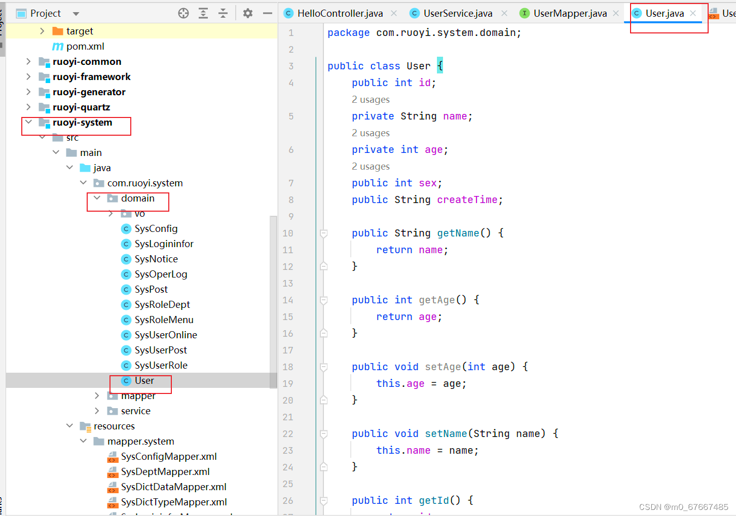 Ruoyi Vue 如何添加单表Read 代码-CSDN博客