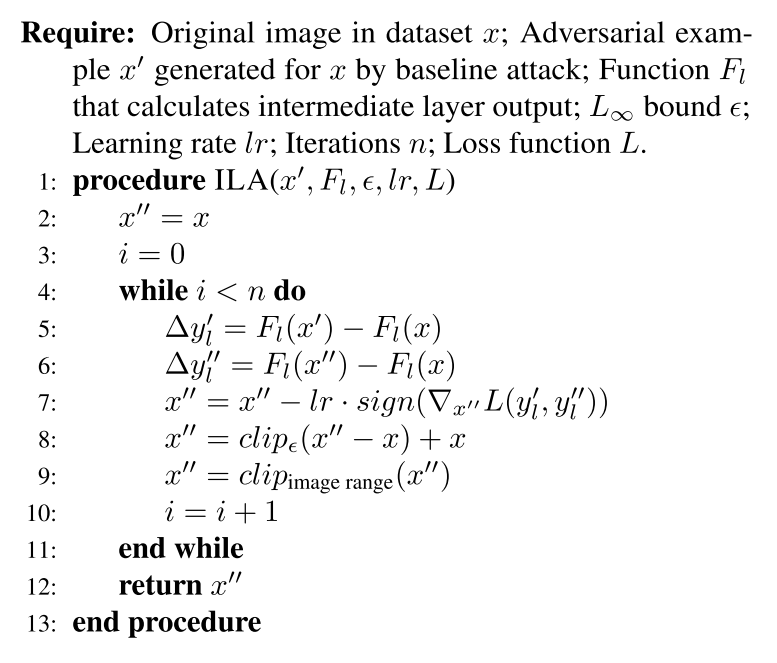 【论文笔记】Enhancing Adversarial Example Transferability with an Intermediate Level Attack-CSDN博客