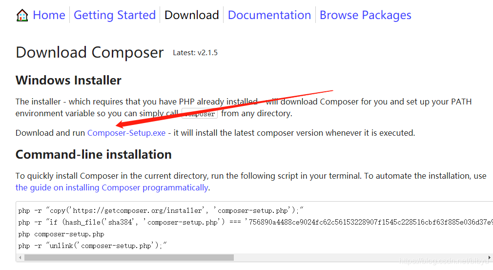 Composer与ThinkPHP6.0的下载与安装_thinikphp6.0xiaz-CSDN博客