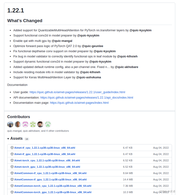 安装aimet_torch(ModuleNotFoundError: No module named ‘libpymo‘)_modulenotfounderror: no module ...