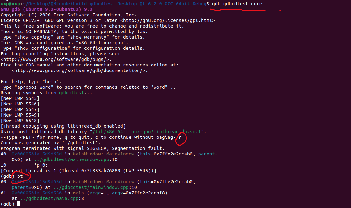 Linux QT coredump-CSDN博客