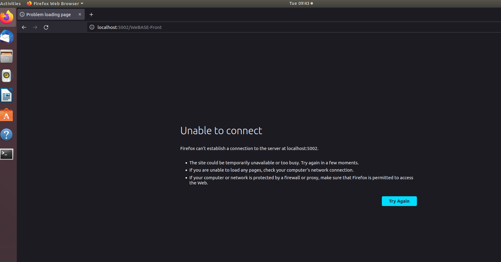 WeBase快速入门搭建，http://localhost:5002/WeBASE-Front页面打不开，启动后5002端口自动断开-CSDN博客