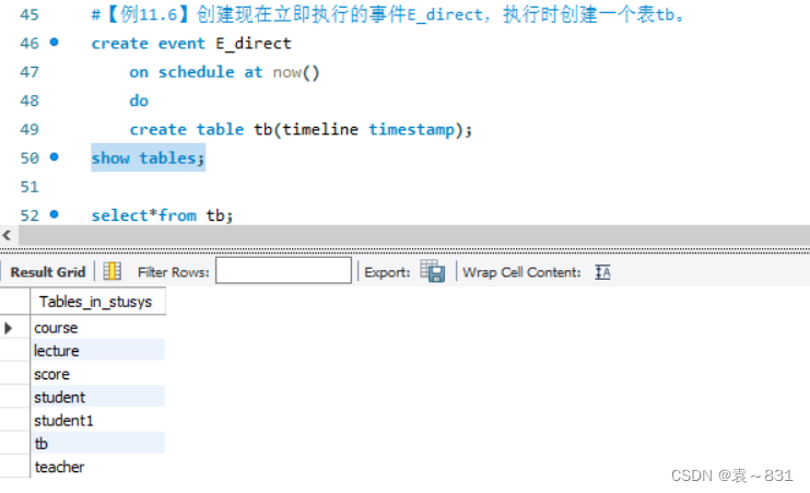 Mysql触发器和事件sql创建触发器tr4实现删除学生表中的某条记录时如果该学生已经选修了课程显示 Csdn博客