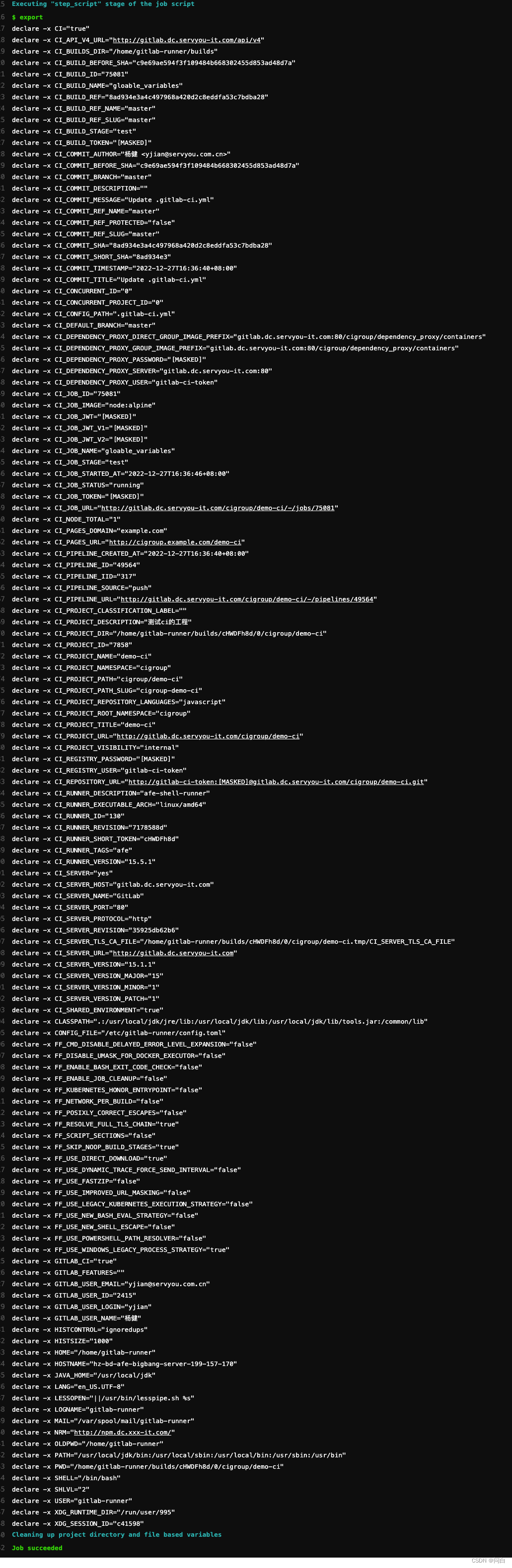 Gitlab ci yml image variables include gitlab ci yml Image CSDN 
