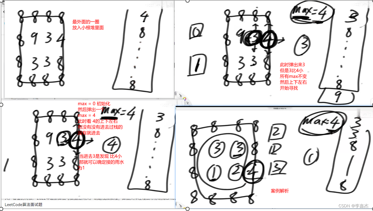 leetcode(494/3/53/135/97/72/772/11/301/300/45/517/1643/146/42/407)面试题08.14~剑指offer62_给定一个有序数组arr ...