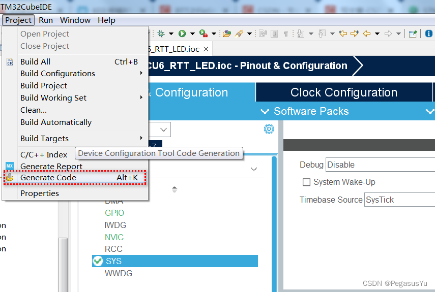 Stm32cubeide Rt Thread Nano工程搭建（led闪灯 Cubeide添加rtthread Csdn博客