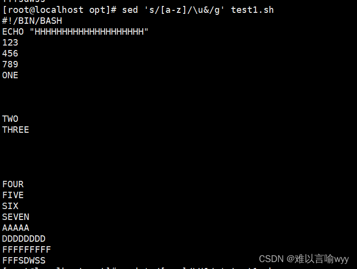 linux学习之sed命令_sed -e-CSDN博客