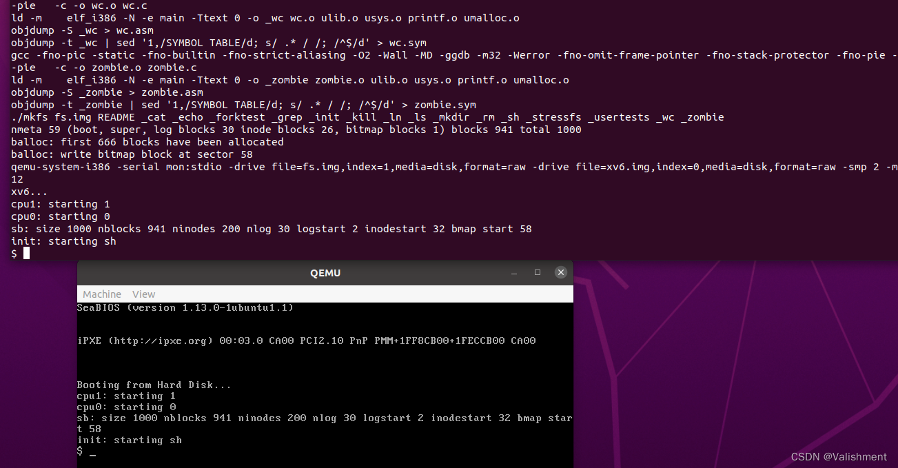 MIT操作系统实验-XV6项目环境搭建_xv6及labs课程项目_Valishment的博客-CSDN博客