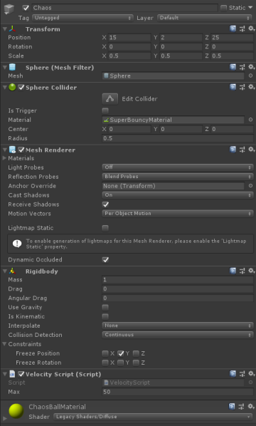 Game Development Engine Experiment 2 Chaos Ball Programmer Sought 